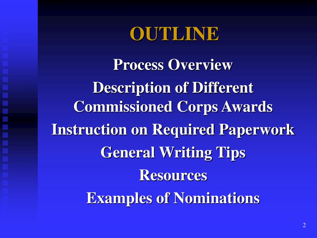 PPT - PHS Commissioned Corps “Commissioned Corps Awards” PowerPoint ...