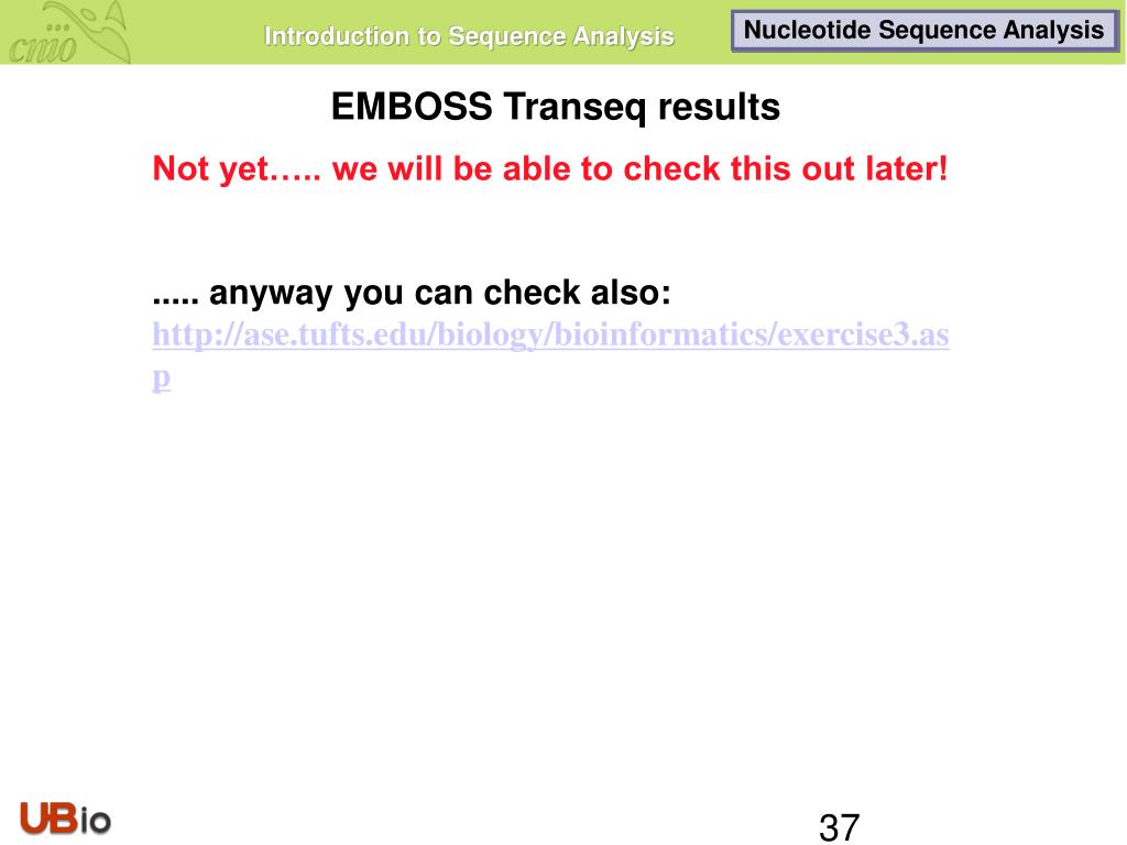 PPT - Máster en Biología Molecular y Celular BIOINFORMÁTICA AVANZADA Y ...