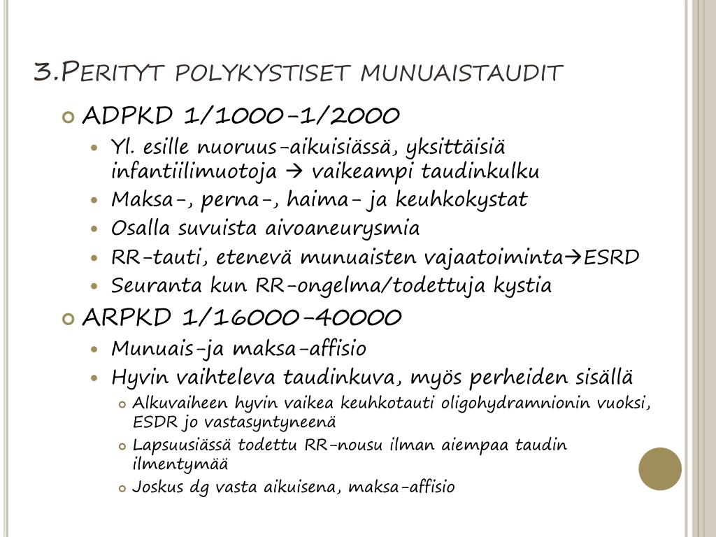 PPT - Vastasyntyneenä todetun virtsatieanomalian seuranta ja ennuste ...
