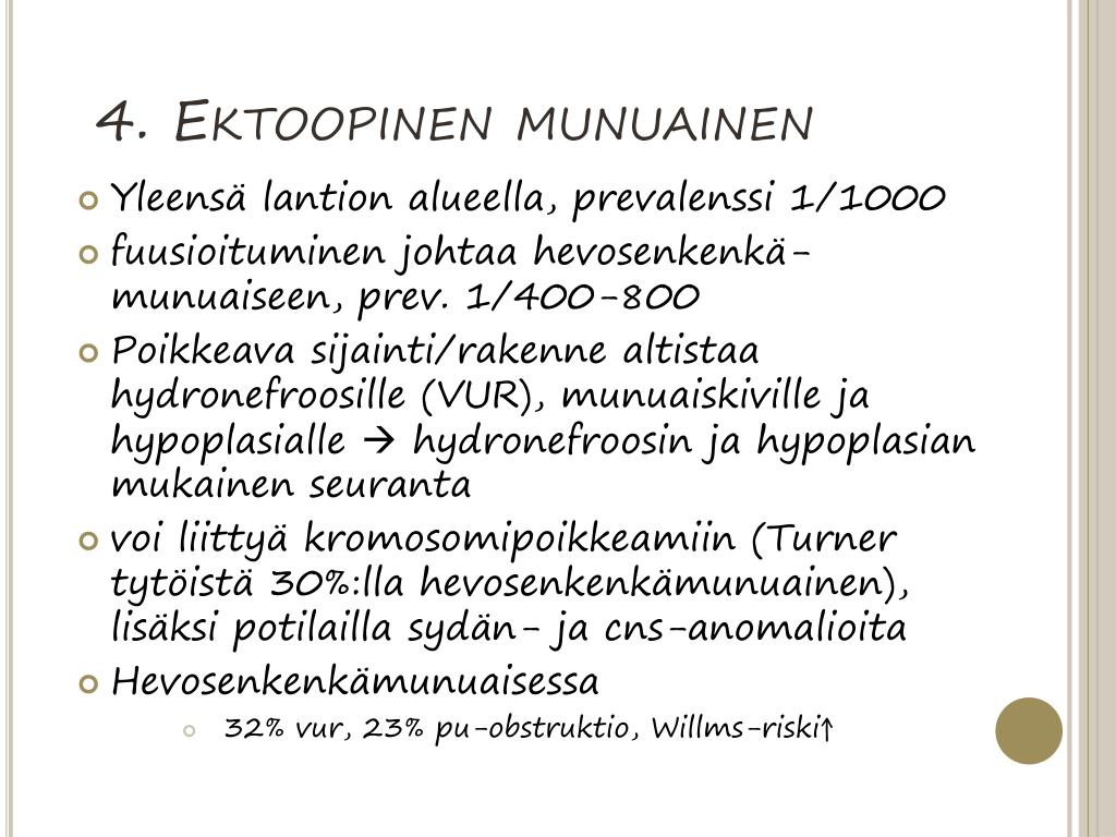 PPT - Vastasyntyneenä todetun virtsatieanomalian seuranta ja ennuste ...