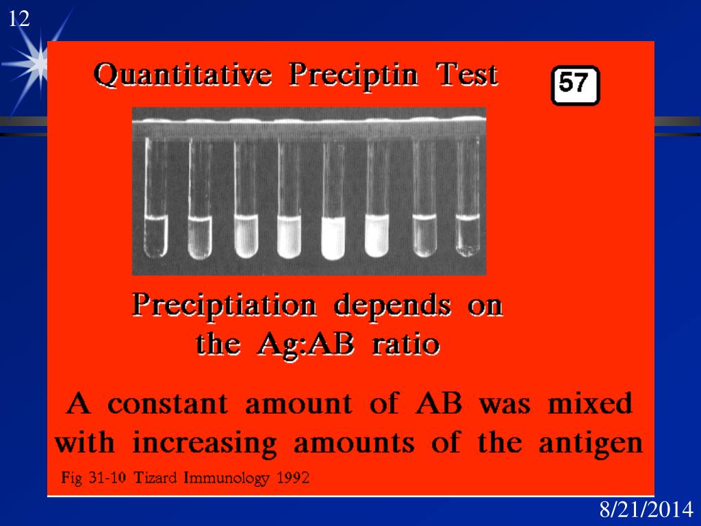 PPT - Antigen - Antibody Interactions Precipitin Reactions PowerPoint ...
