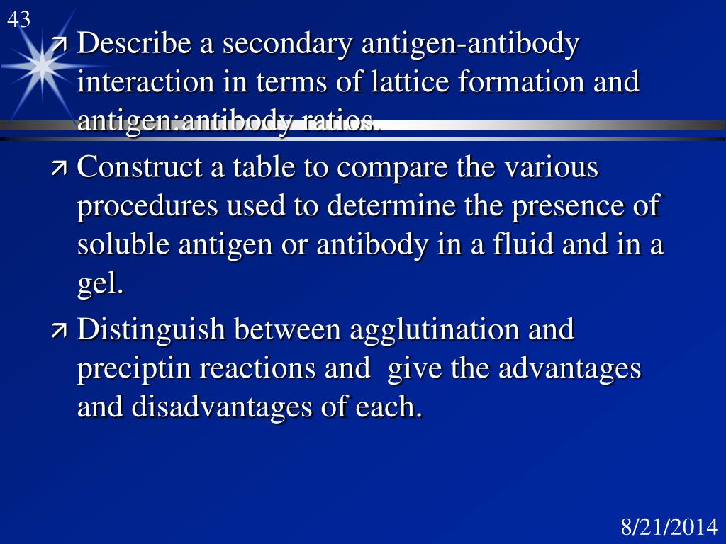 PPT - Antigen - Antibody Interactions Precipitin Reactions PowerPoint ...
