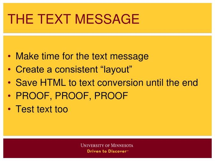 PPT - THE TEXT MESSAGE PowerPoint Presentation, free download - ID:3360496