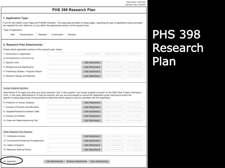 PPT - PHS 398 Research Plan PowerPoint Presentation, free download - ID ...