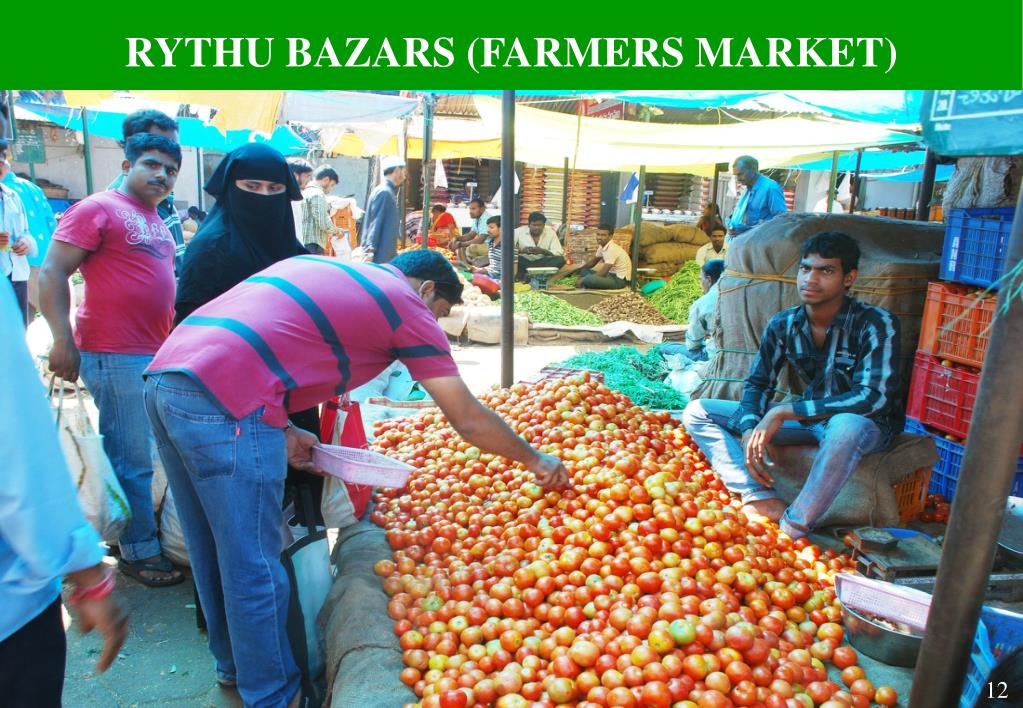 PPT - RYTHU BAZARS (Farmers Markets) PowerPoint Presentation, free ...