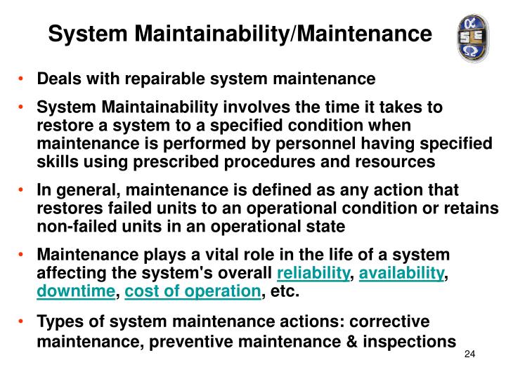 PPT - RELIABILITY, MAINTAINABILITY & AVAILABILITY INTRODUCTION ... PPT - RELIABILITY, MAINTAINABILITY & AVAILABILITY INTRODUCTION ...