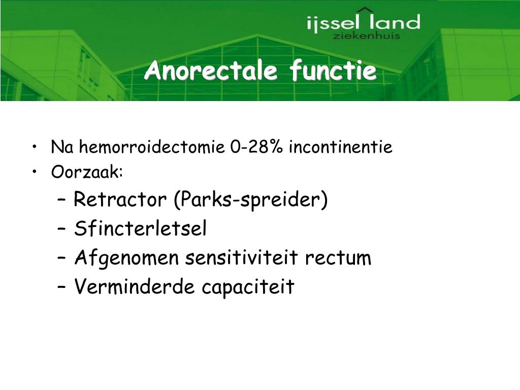 PPT - Hemorroiden: behandeling door chirurg PowerPoint Presentation ...
