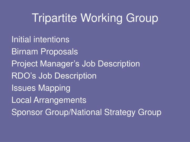 PPT - Tripartite Working Group PowerPoint Presentation, free download ...