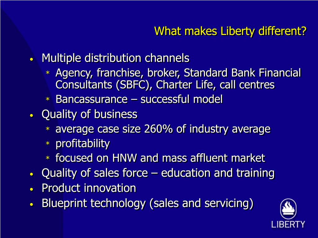 PPT - Liberty Group Limited International Presentation October 200 2 ...