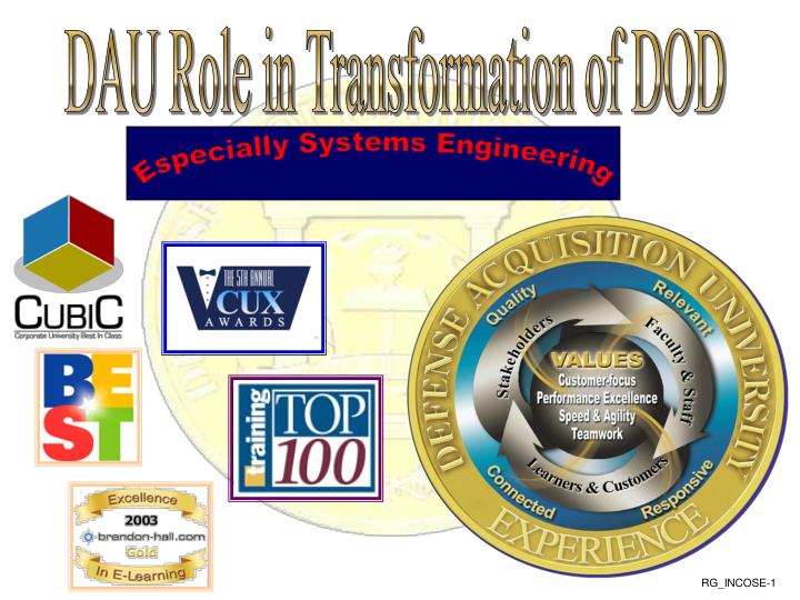 PPT - DAU Role in Transformation of DOD PowerPoint Presentation, free ...