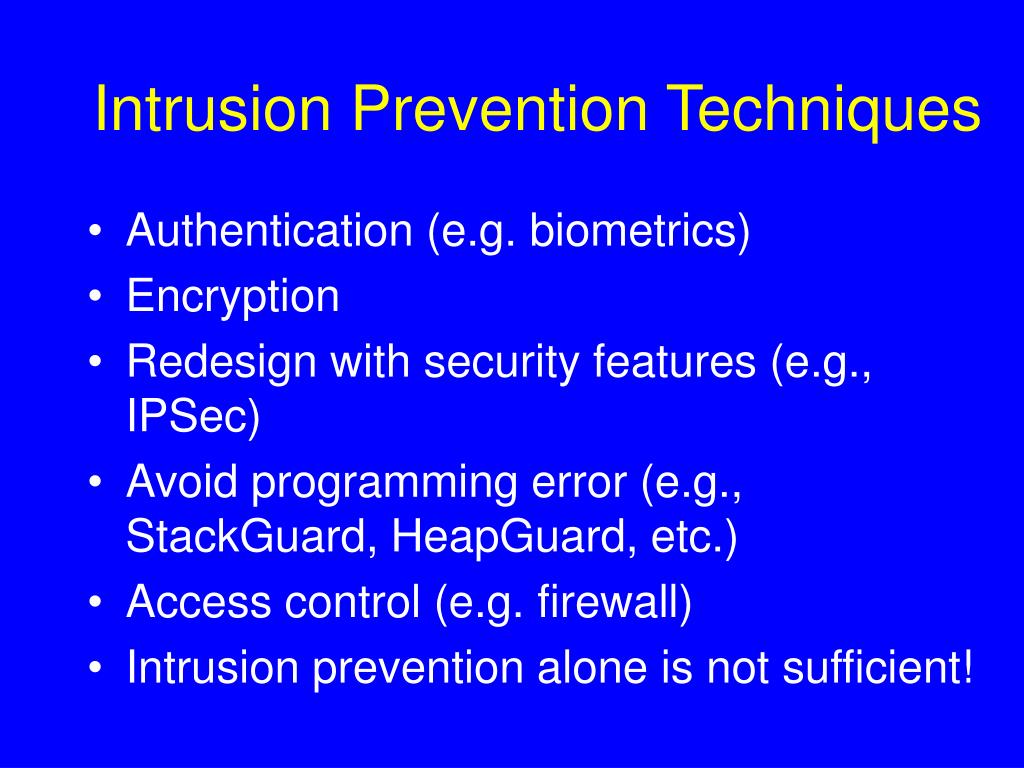 Ppt Intrusion Detection Powerpoint Presentation Free Download Id