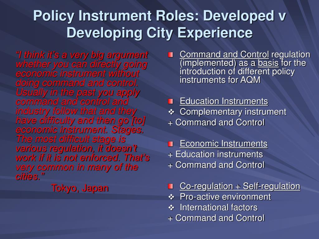 PPT - Future Air Quality Management Policy Direction: Perspectives from ...