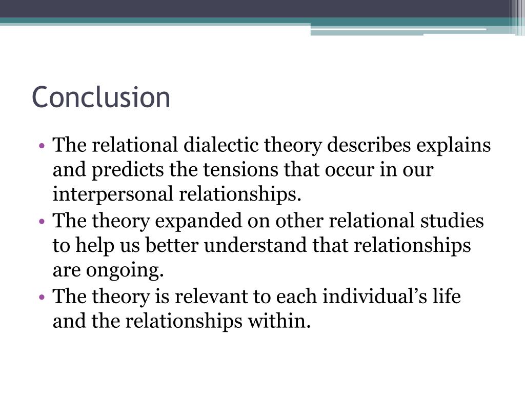 Ppt Relational Dialectics Theory Powerpoint Presentation Free