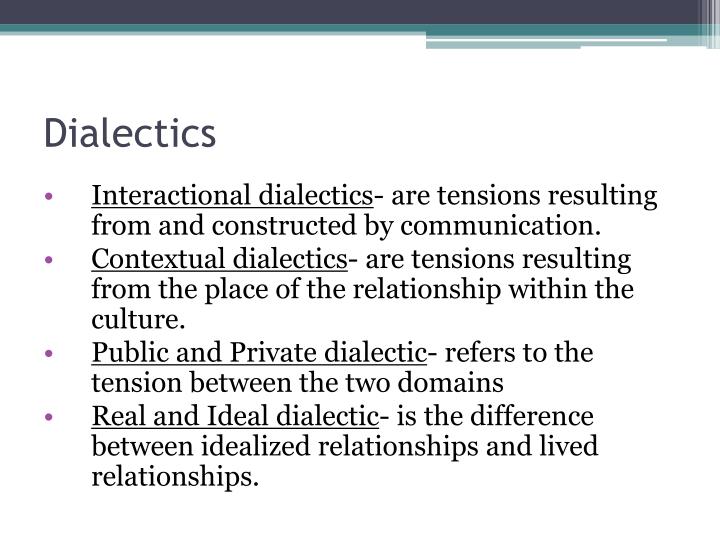 Ppt Relational Dialectics Theory Powerpoint Presentation Id 3361350