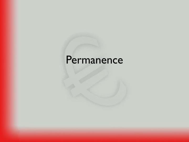 PPT - Permanence PowerPoint Presentation, free download - ID:3361390