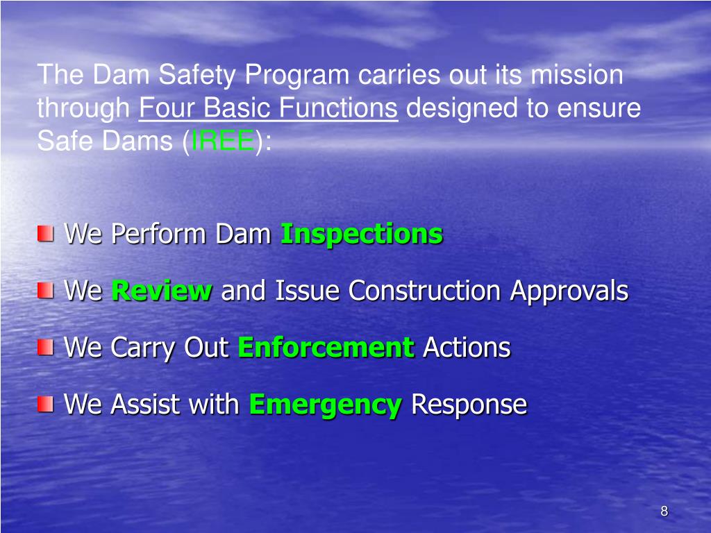 PPT - The North Carolina State Dam Safety Program PowerPoint ...