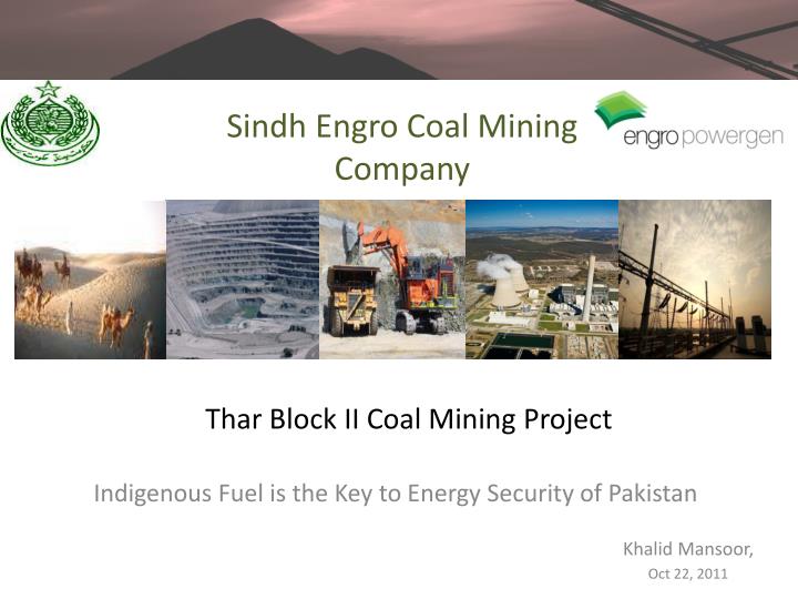 PPT - Thar Block II Coal Mining Project PowerPoint Presentation, free ...