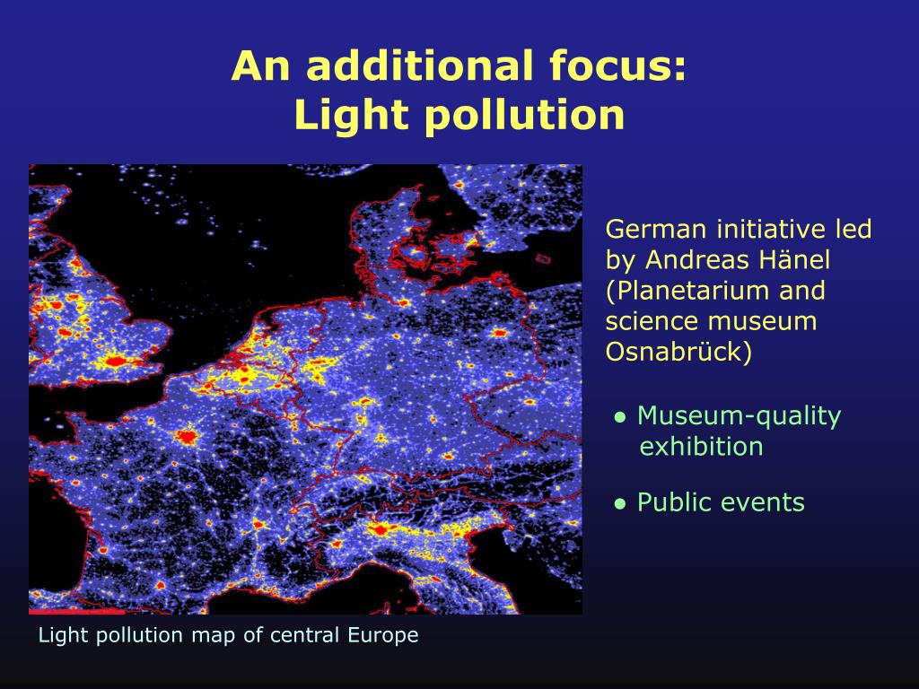 PPT - The International Year of Astronomy in Germany: The Role of ...