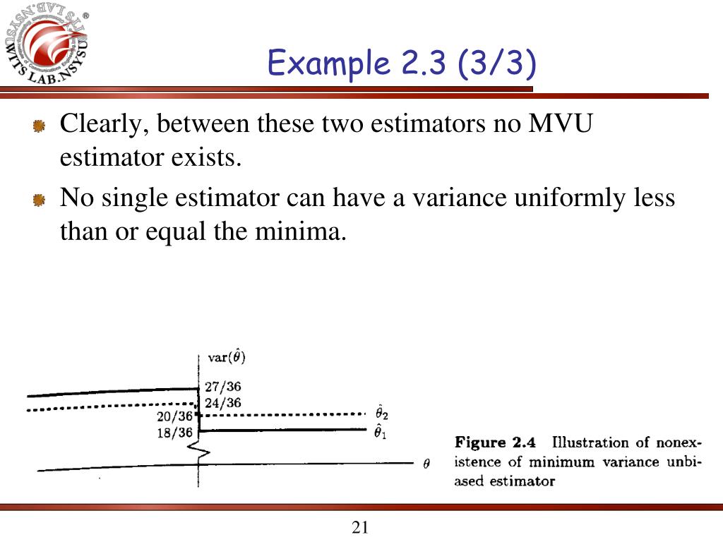 Ppt Chapter 2 Minimum Variance Unbiased Estimation Powerpoint