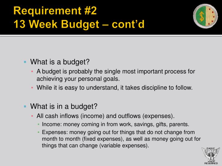 PPT - Personal Management Merit Badge PowerPoint Presentation - ID:3362085