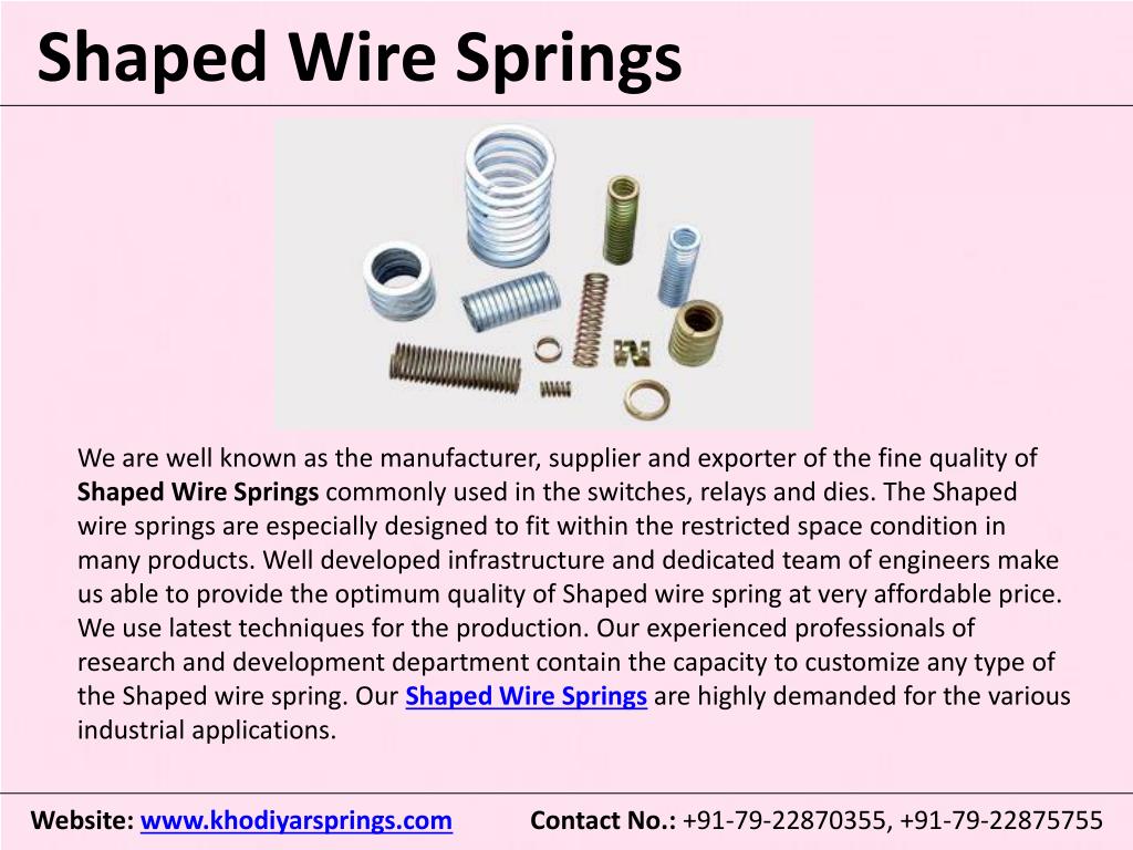 PPT - Shaped Wire Springs | Shaped Wire Springs Manufacturer PowerPoint ...