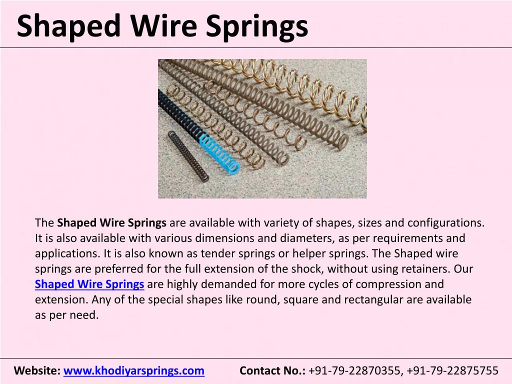 PPT - Shaped Wire Springs | Shaped Wire Springs Manufacturer PowerPoint ...