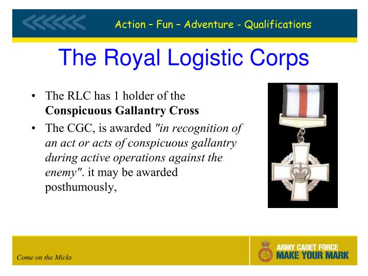 PPT - Regimental History Royal Logistic Corps PowerPoint Presentation ...