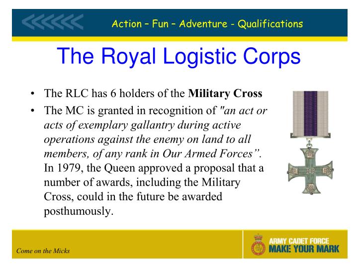 PPT - Regimental History Royal Logistic Corps PowerPoint Presentation ...