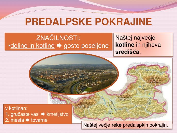 PPT - PREDALPSKE POKRAJINE PowerPoint Presentation - ID:3362996