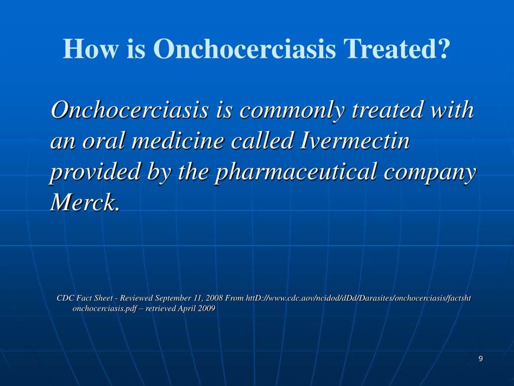 PPT - Onchocerciasis – River Blindness Does Pharma Hold the Answer ...