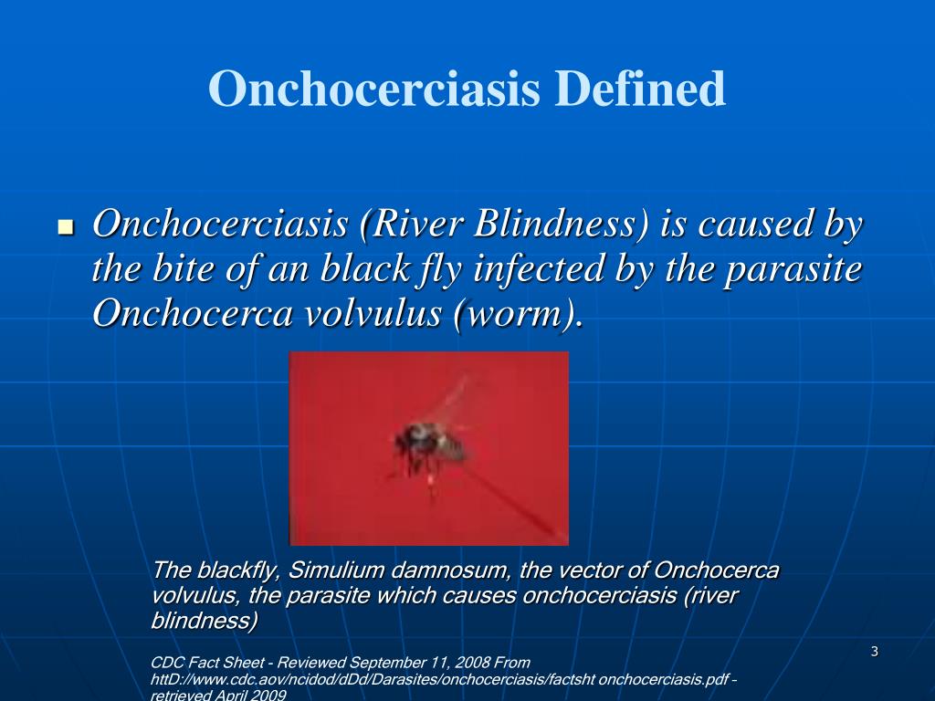 PPT - Onchocerciasis – River Blindness Does Pharma Hold the Answer ...