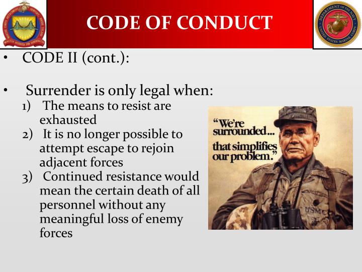 PPT - CODE OF CONDUCT PowerPoint Presentation - ID:3363374