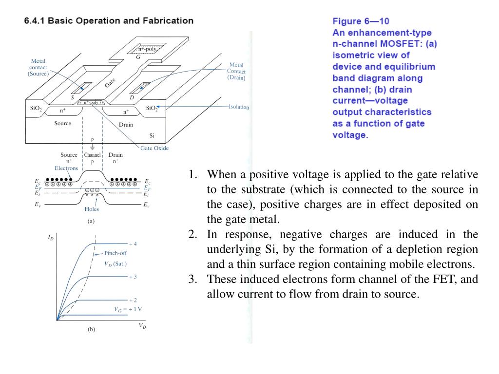PPT - 6.1 Transistor Operation 6.2 The Junction FET 6.3 The Metal ...