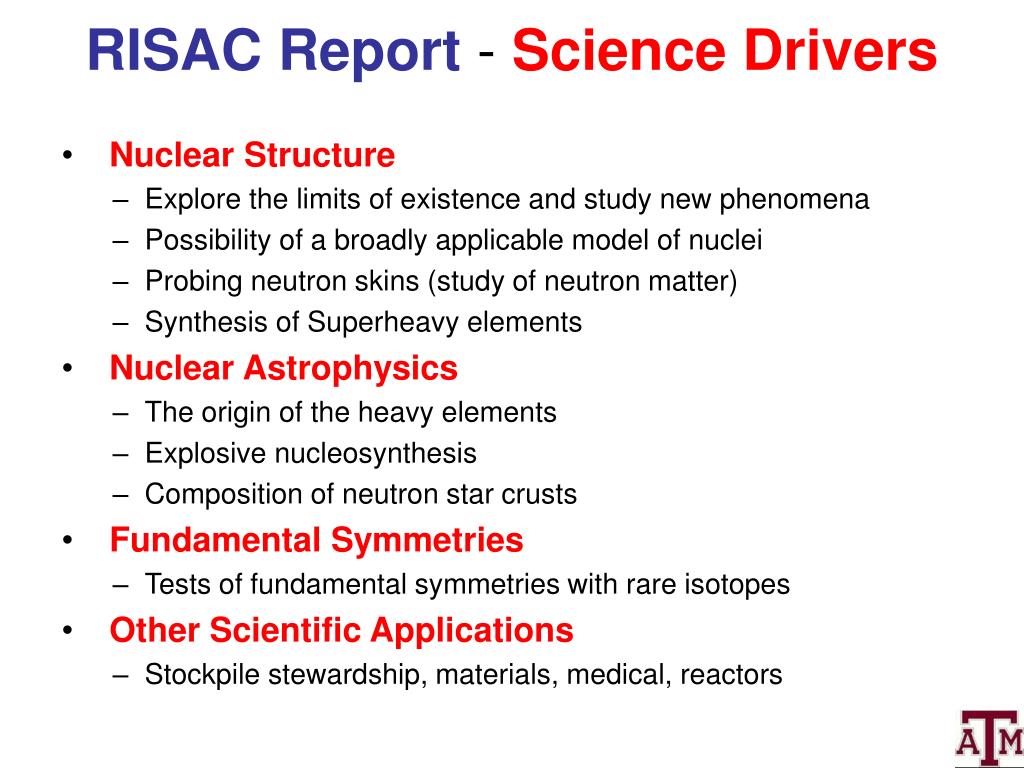 PPT - A Facility for Rare Isotope Beams in the U.S. PowerPoint ...