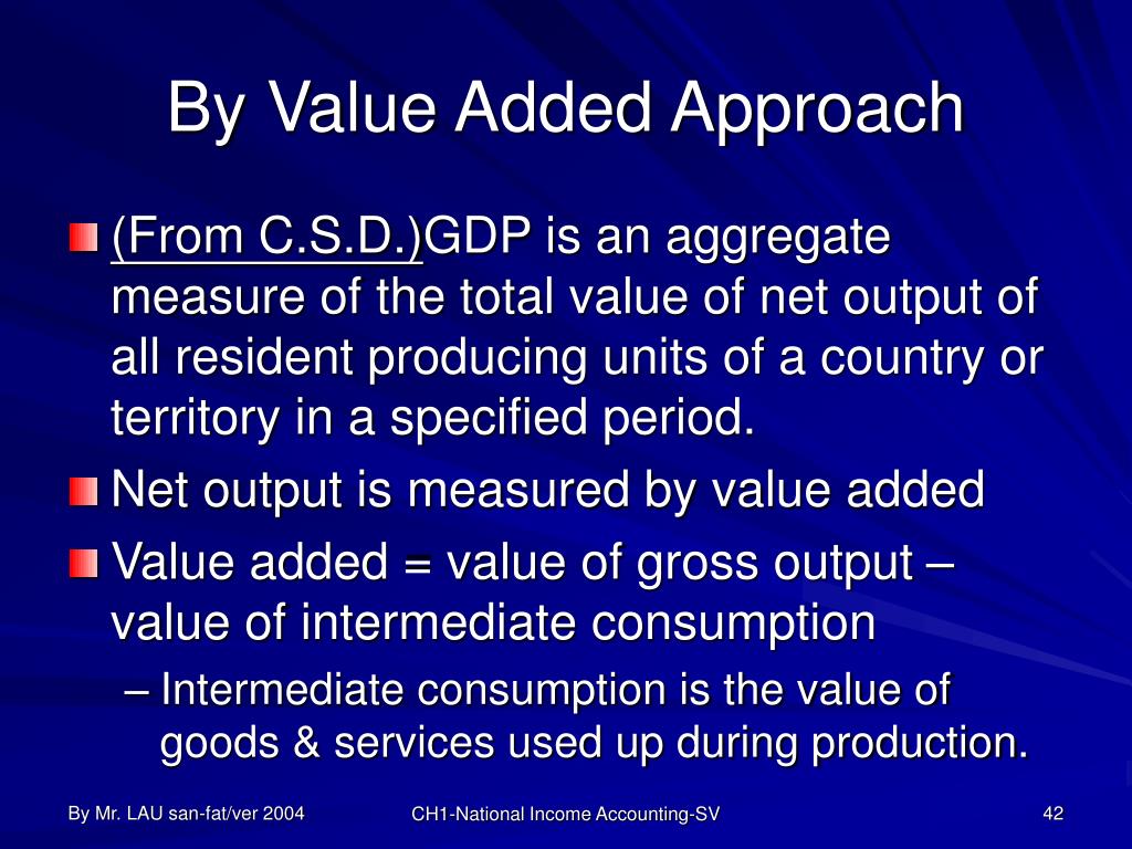 PPT - CH1-National Income Accounting PowerPoint Presentation, free ...