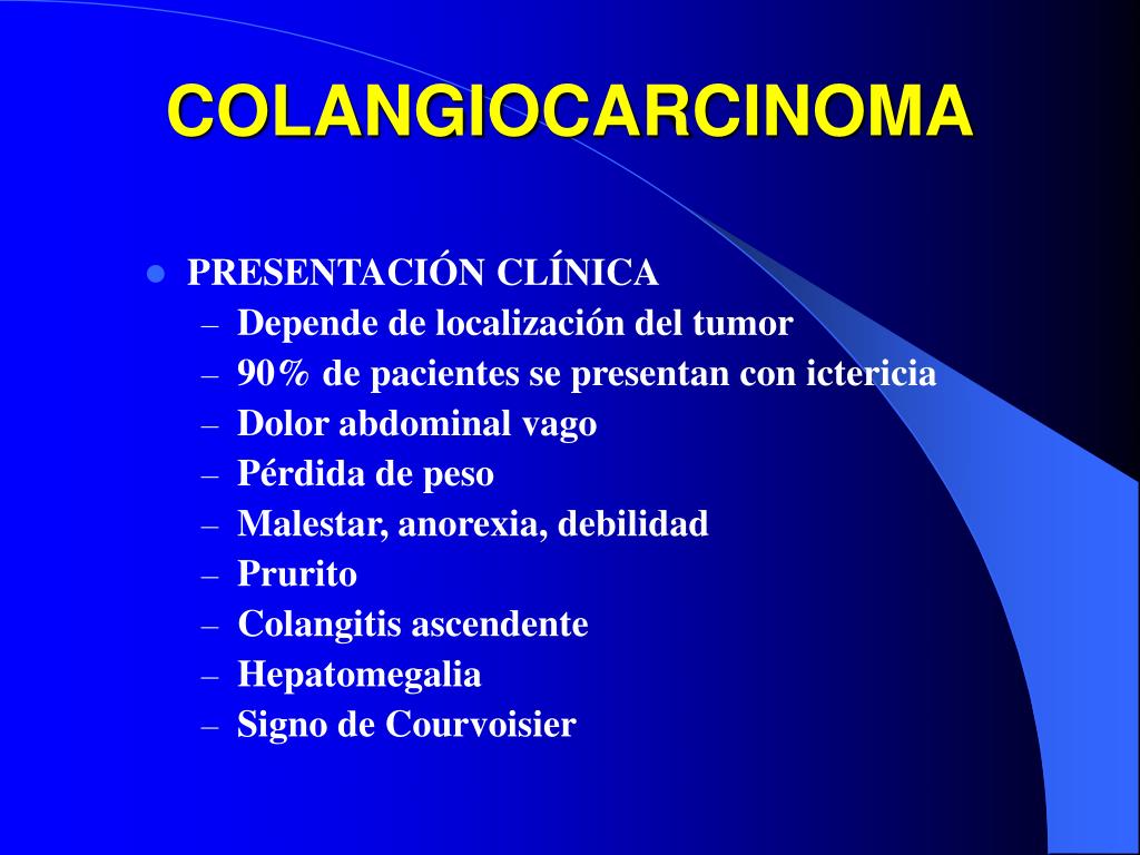 PPT - TUMORES MALIGNOS DE VÍAS BILIARES PowerPoint Presentation, free ...