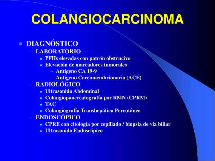 PPT - TUMORES MALIGNOS DE VÍAS BILIARES PowerPoint Presentation - ID ...