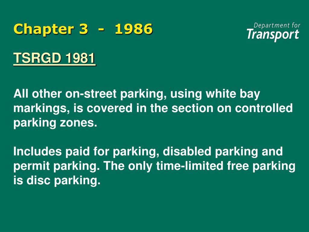PPT - Parking and CPZ Signing PowerPoint Presentation, free download ...