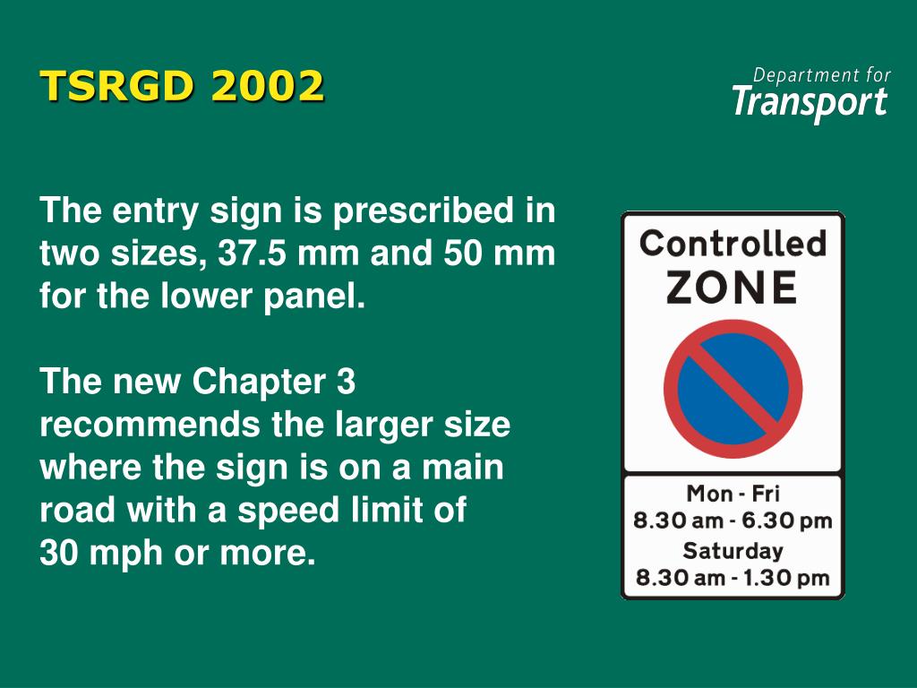 PPT - Parking and CPZ Signing PowerPoint Presentation, free download ...