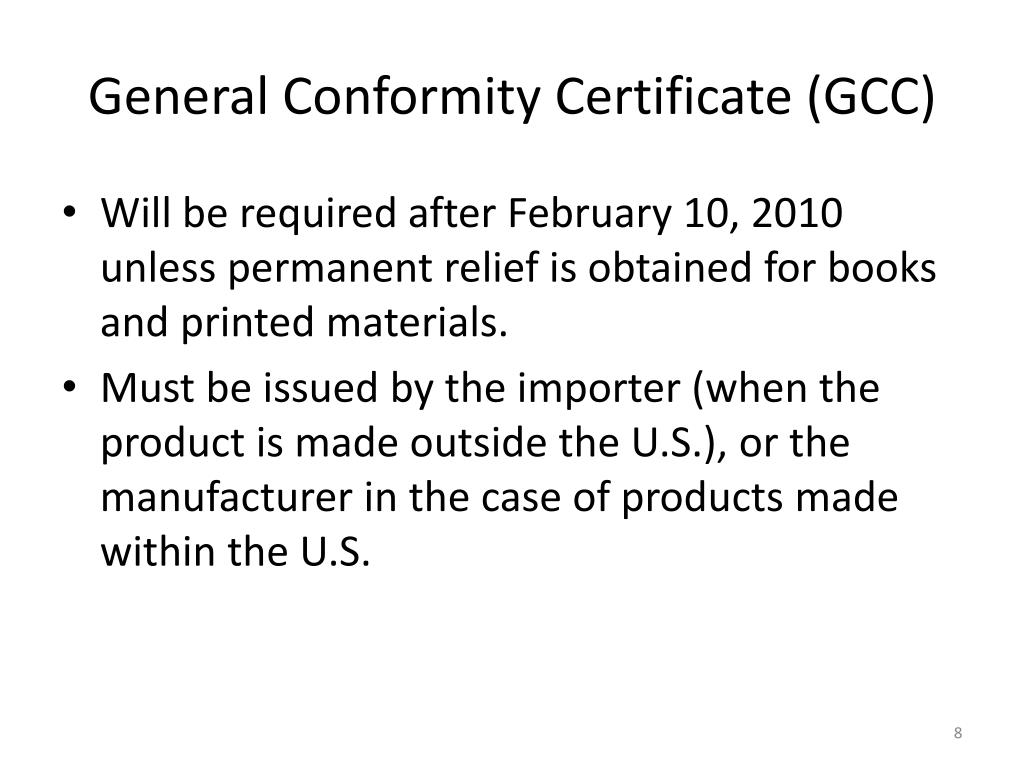 PPT - Consumer Product Safety Improvement Act of 2008: Impact on ...