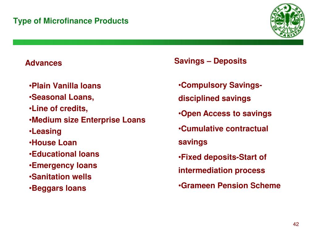 PPT - Expanding Microfinance Outreach in Pakistan State Bank of ...