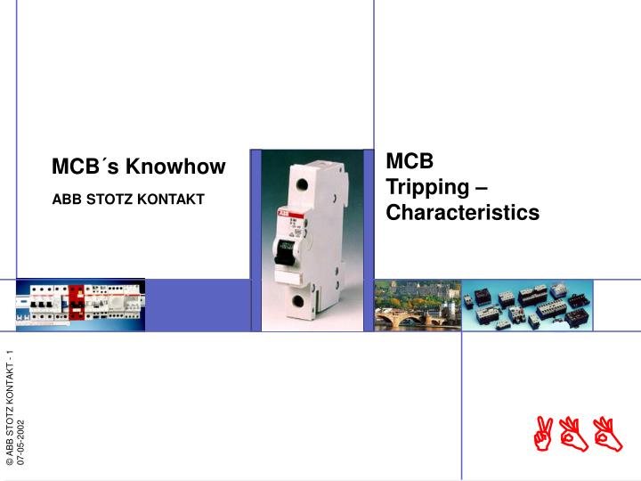 PPT - MCB Tripping – Characteristics PowerPoint Presentation, free ...