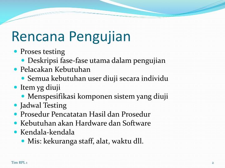 PPT - Teknik Pengujian Perangkat Lunak PowerPoint Presentation - ID:3364855