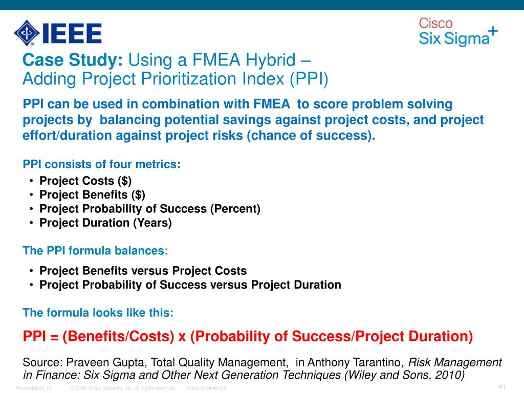 PPT - Anthony Tarantino PhD, Six Sigma Master Black Belt, CPIM, CPM ...