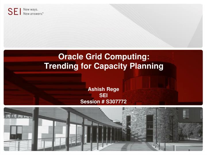 PPT - Oracle Grid Computing: Trending for Capacity Planning PowerPoint ...