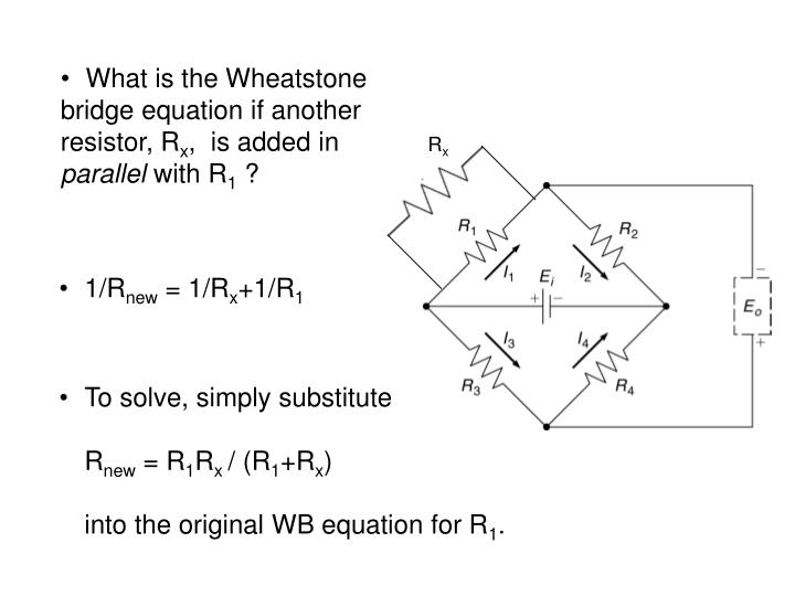 PPT - The Wheatstone Bridge PowerPoint Presentation - ID:3365414