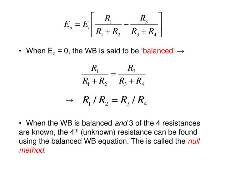 PPT - The Wheatstone Bridge PowerPoint Presentation - ID:3365414