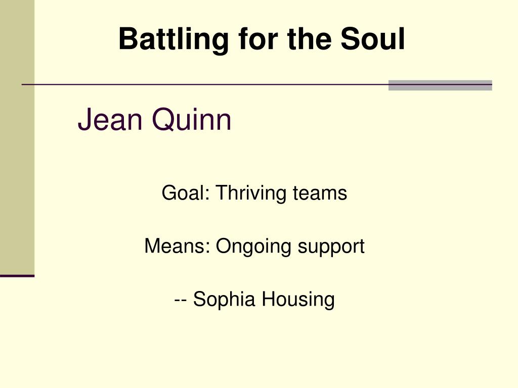 PPT - Margaret Benefiel, Ph.D. Executive Soul ExecutiveSoul PowerPoint ...