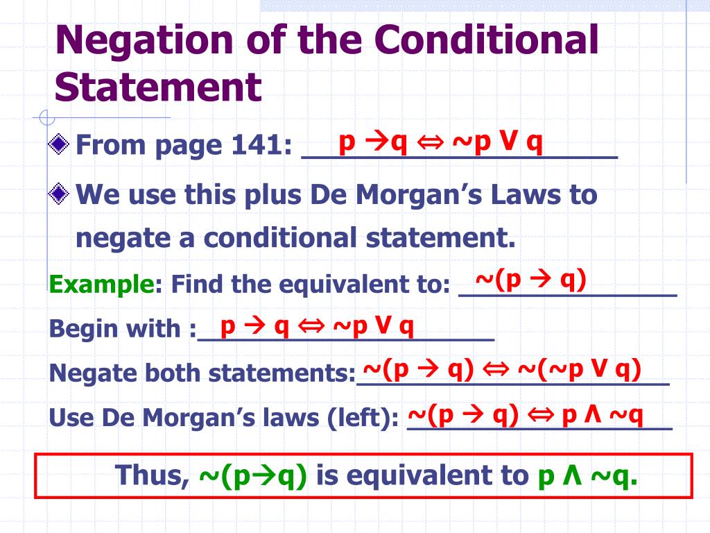 PPT - 3.4 Equivalent Statements PowerPoint Presentation, free download ... PPT - 3.4 Equivalent Statements PowerPoint Presentation, free download ...