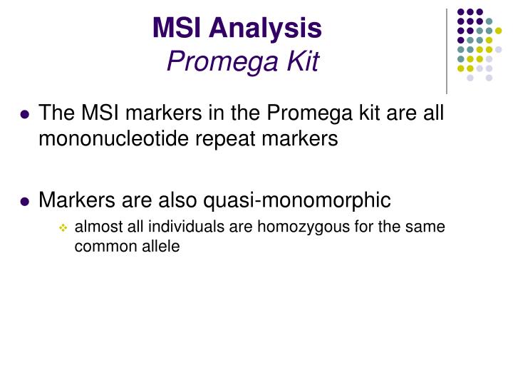 PPT - Microsatellite Instability Testing PowerPoint Presentation - ID ...